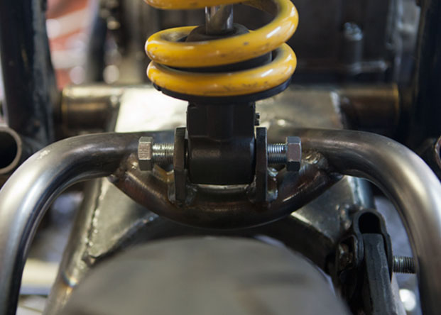 '80 kz750 | mono-shock conversion | The Shop Blog | Swerve Customs